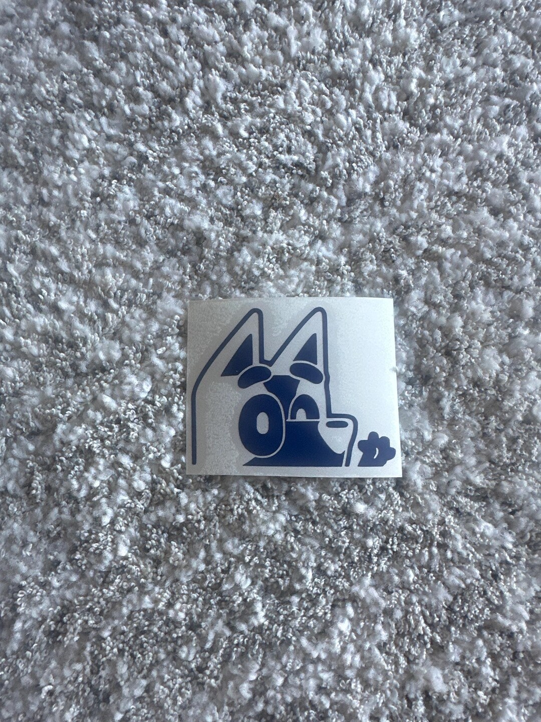 Bluey Peeker Decal Sticker, Many Sizes & Colors to Select From, Muffin ...