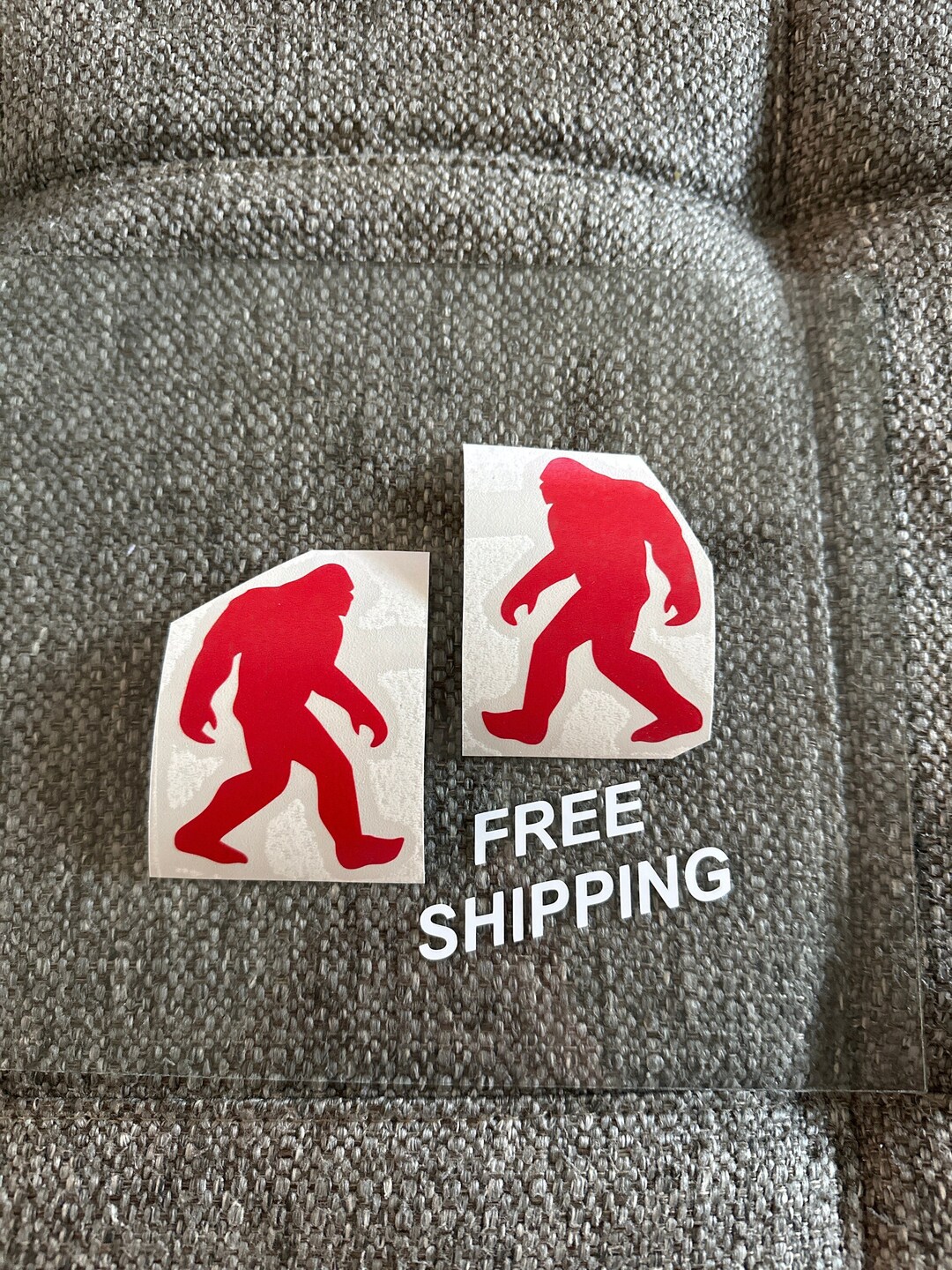 Bigfoot Walking Single, Sasquatch Decal, America USA Decal, Many Sizes ...