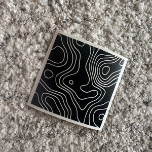 Topography Map Decals, Travel Decals, Outdoors Decals, RV Camper Jeep ...