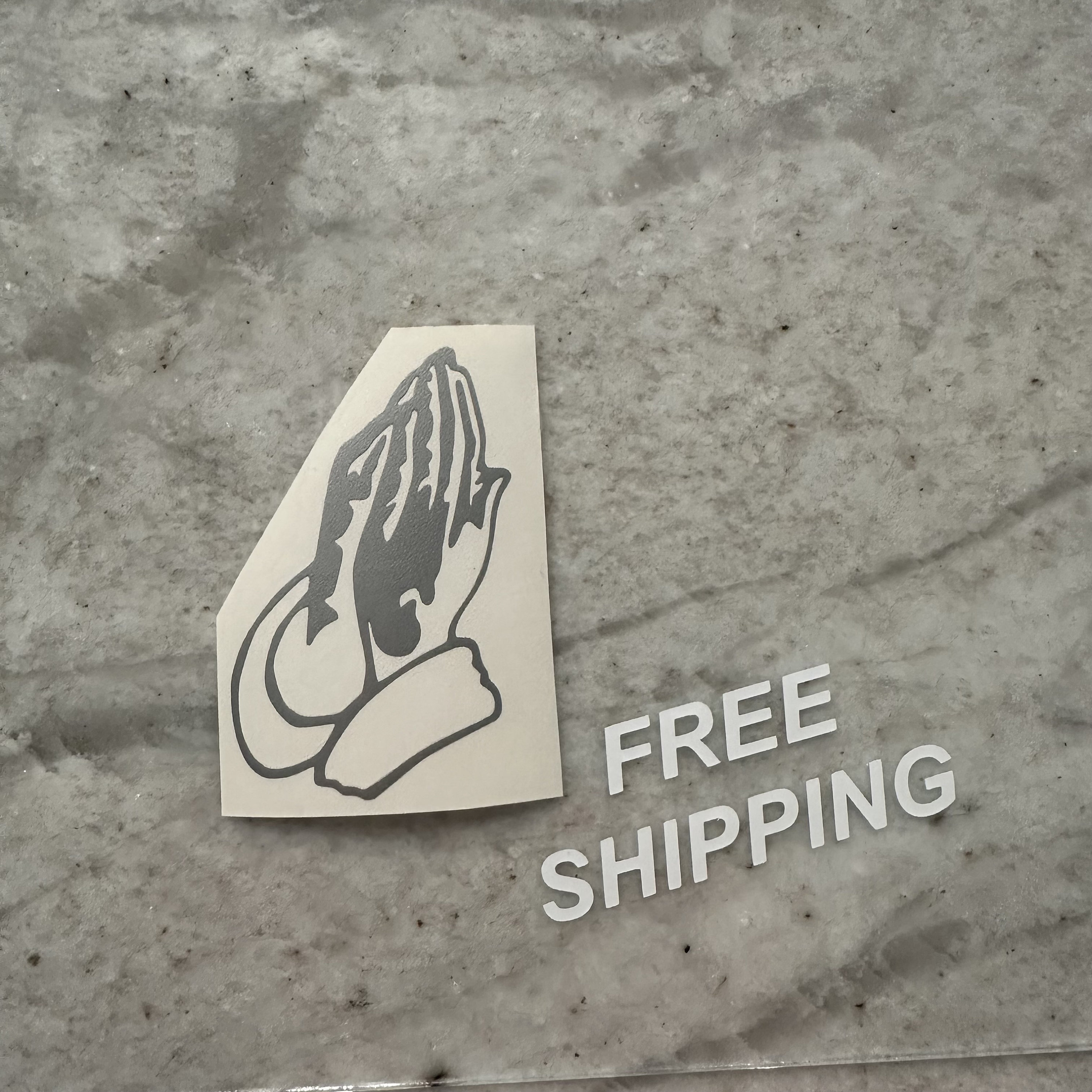 Praying Hands Decals, 3 Nail Cross Decal, Jesus Christ Decal, Available ...