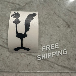 Road Runner Decal, Wile E. Coyote Ouch Splat Decal, Wile E. Coyote ...