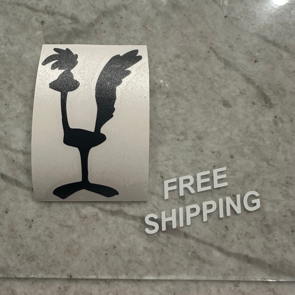 Road Runner Car Decal - Etsy