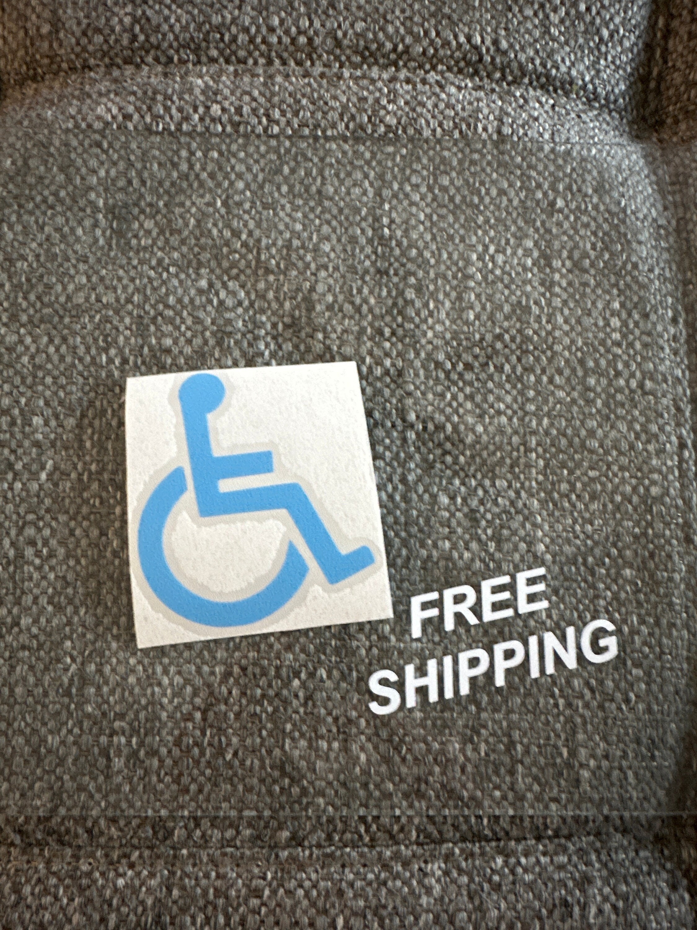 Handicap Decal, Disability Decal, Office Signage, No Parking Decal ...