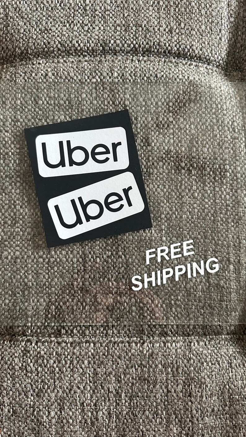 Set of 2 Uber Decal, Uber Logo Decal, Ride Share Decals, Lyft Decals ...