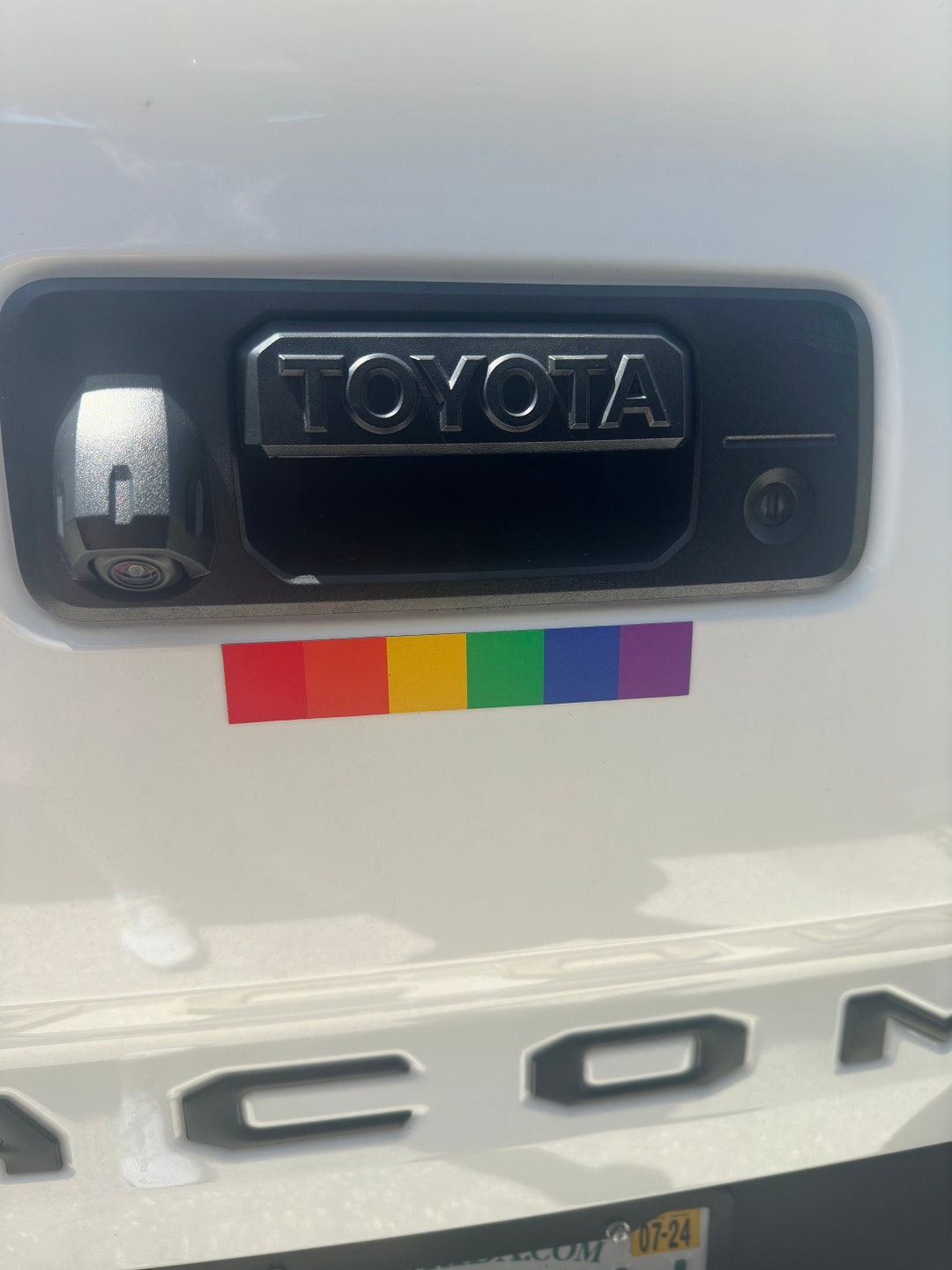 LGBT Gay Pride Rainbow Flag Magnet Stripe Car Decal, Show off Your ...