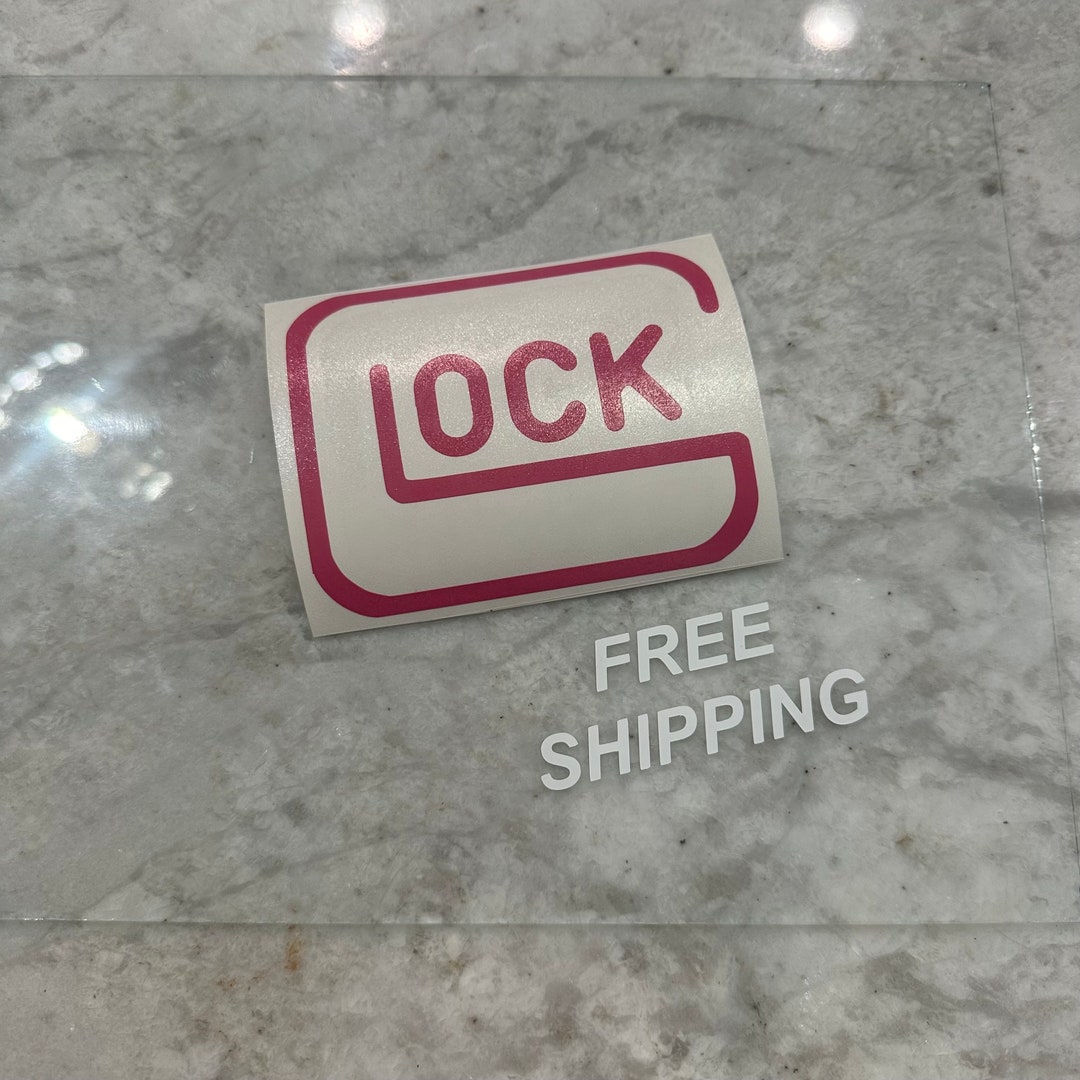 Glock Decal, Gun Decals, NRA Decals Available in Many Sizes and Colors ...