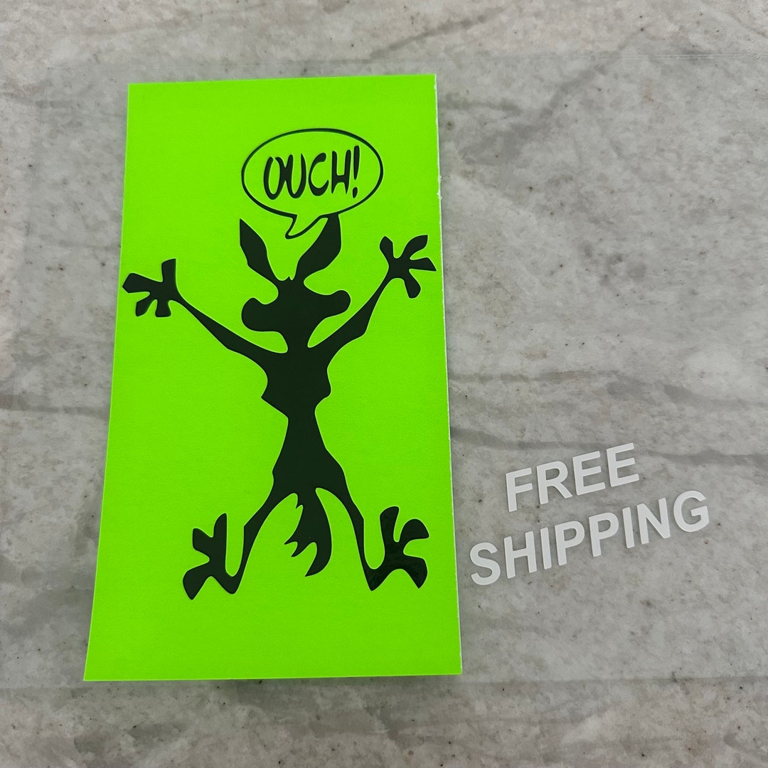 Wile E. Coyote Ouch Splat Decal, Road Runner Decal, Wile E. Coyote ...