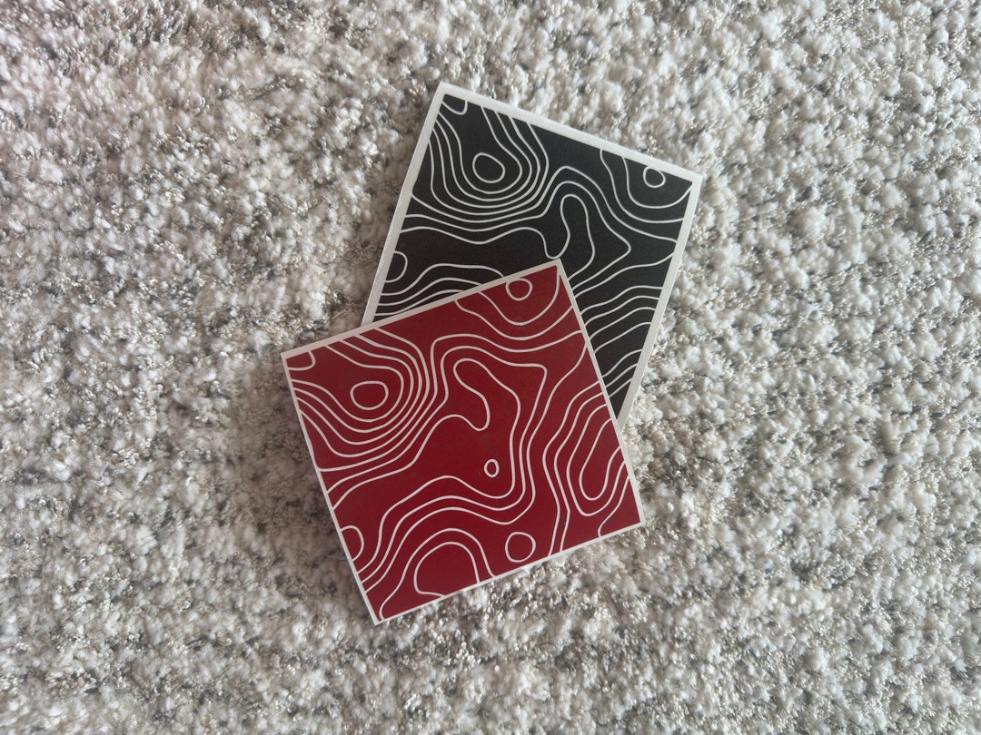 Topography Map Decals, Travel Decals, Outdoors Decals, RV Camper Jeep ...