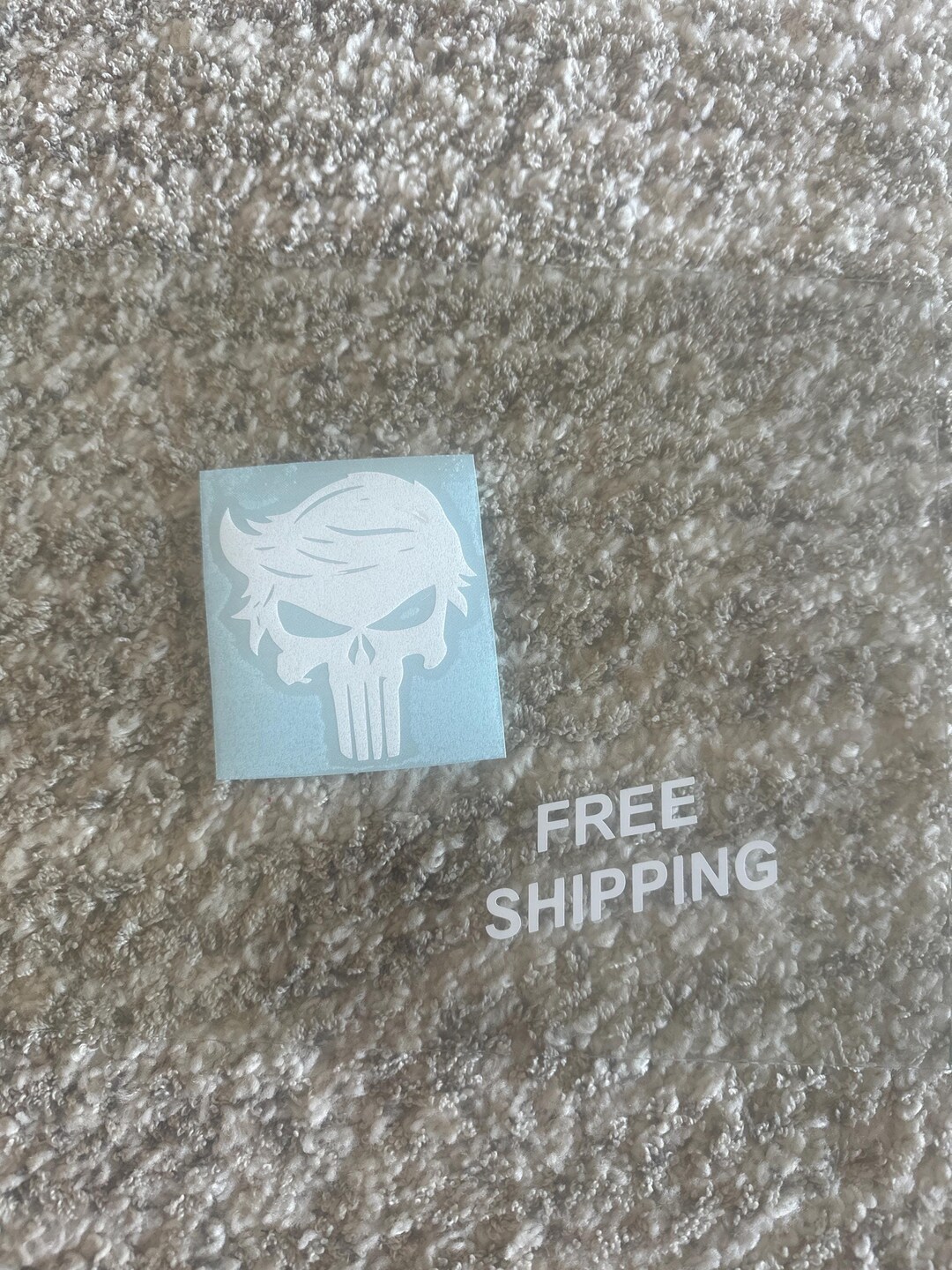 Trump Punisher Skull Decal Sticker, Many Sizes & Colors to Select ...