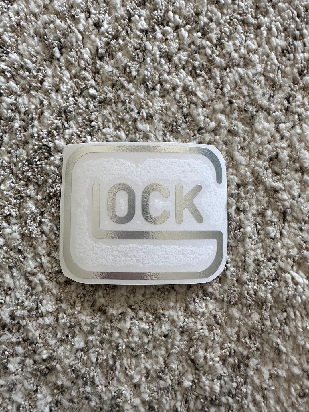 Chrome Glock Decal, Gun Decals, NRA Decals Available in Many Sizes and ...