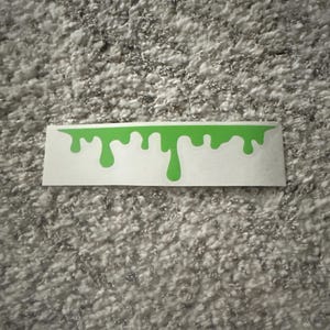 Slime Dripping Decal Decal, Many Sizes & Colors, Blood Dripping Sticker ...
