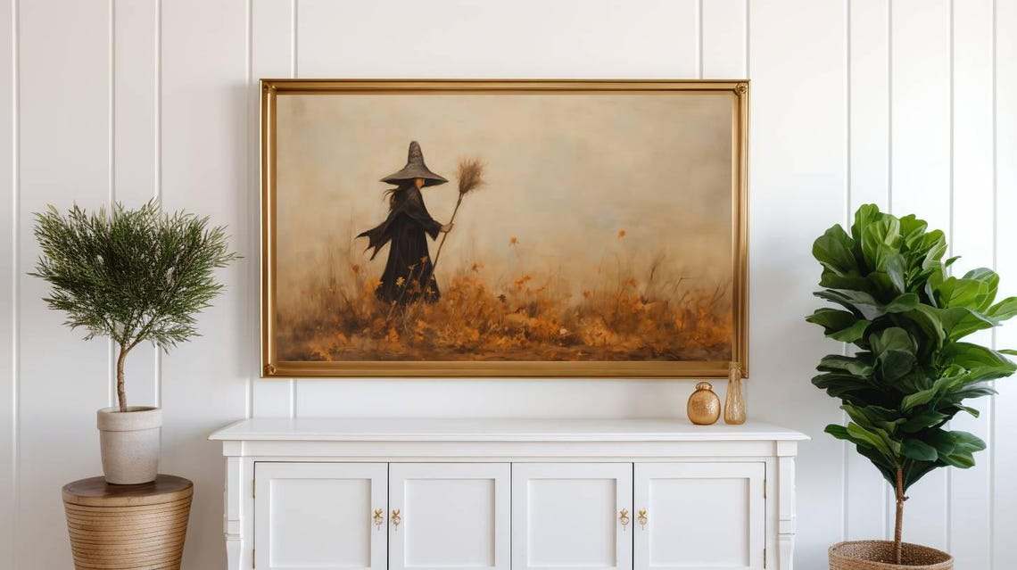 Spooky Printable Halloween Witch, Coven Art, Halloween Print, Spooky ...