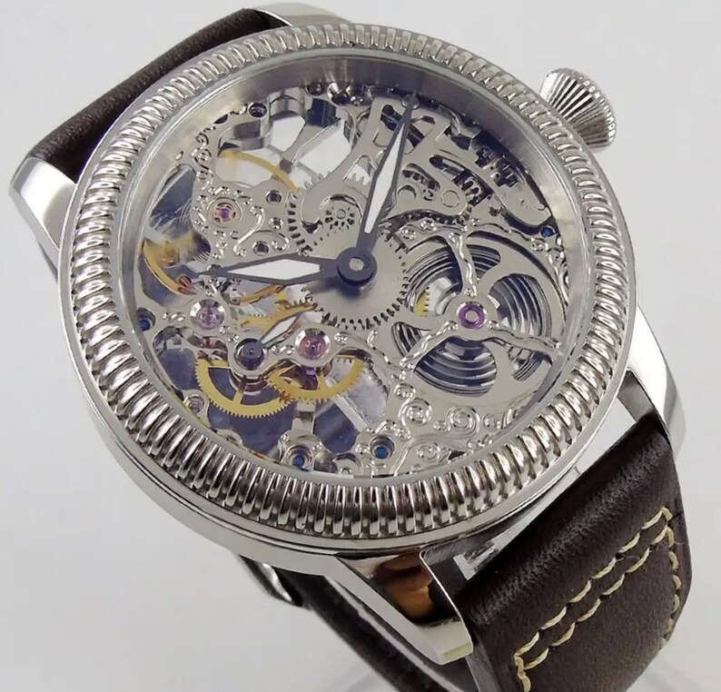 Luxury Skeleton Watch ethereal Elegance - Etsy