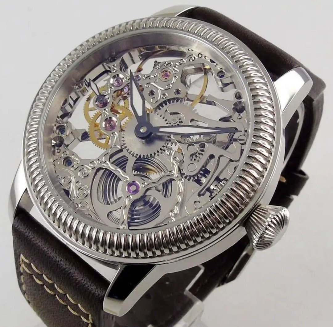 Luxury Skeleton Watch ethereal Elegance - Etsy