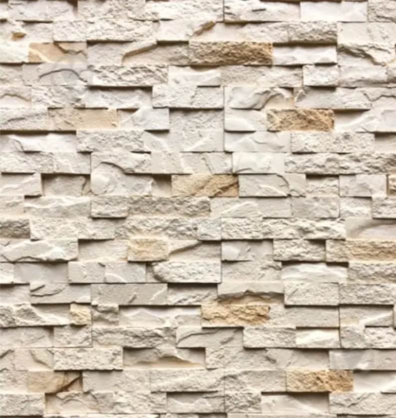 Silicone Form "living Stone" 3D for Gypsum or Concrete | Craft Wall ...