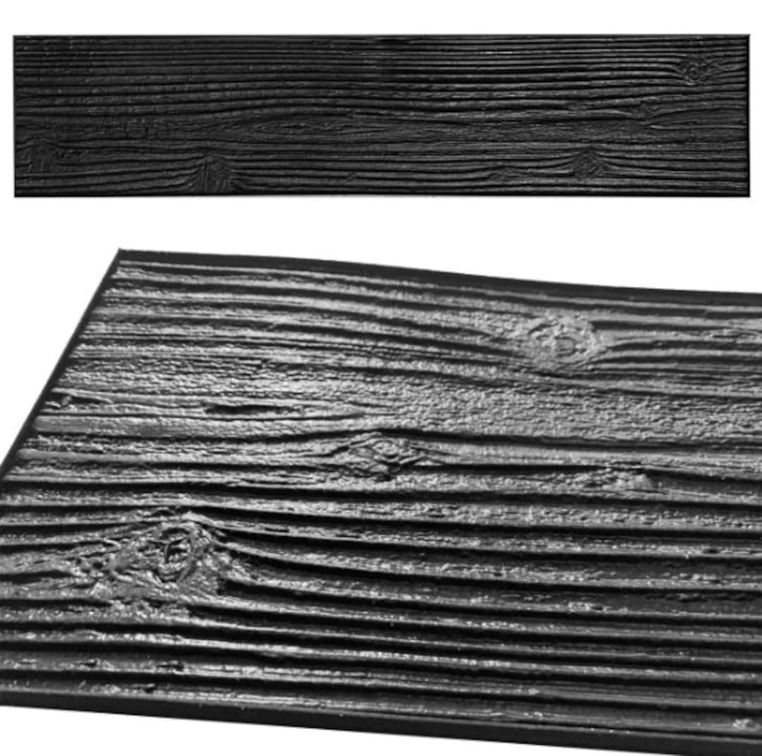 Rubber Stamp "board #2" 3D for Plaster or Concrete | Craft Interior and ...