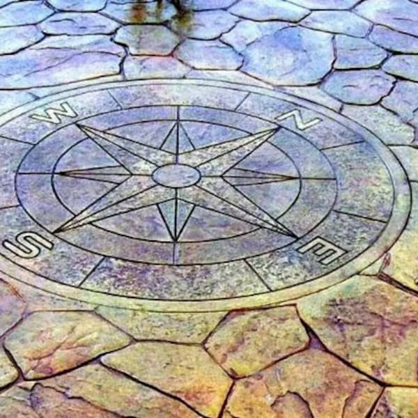 Concrete Stamps Compass - Etsy