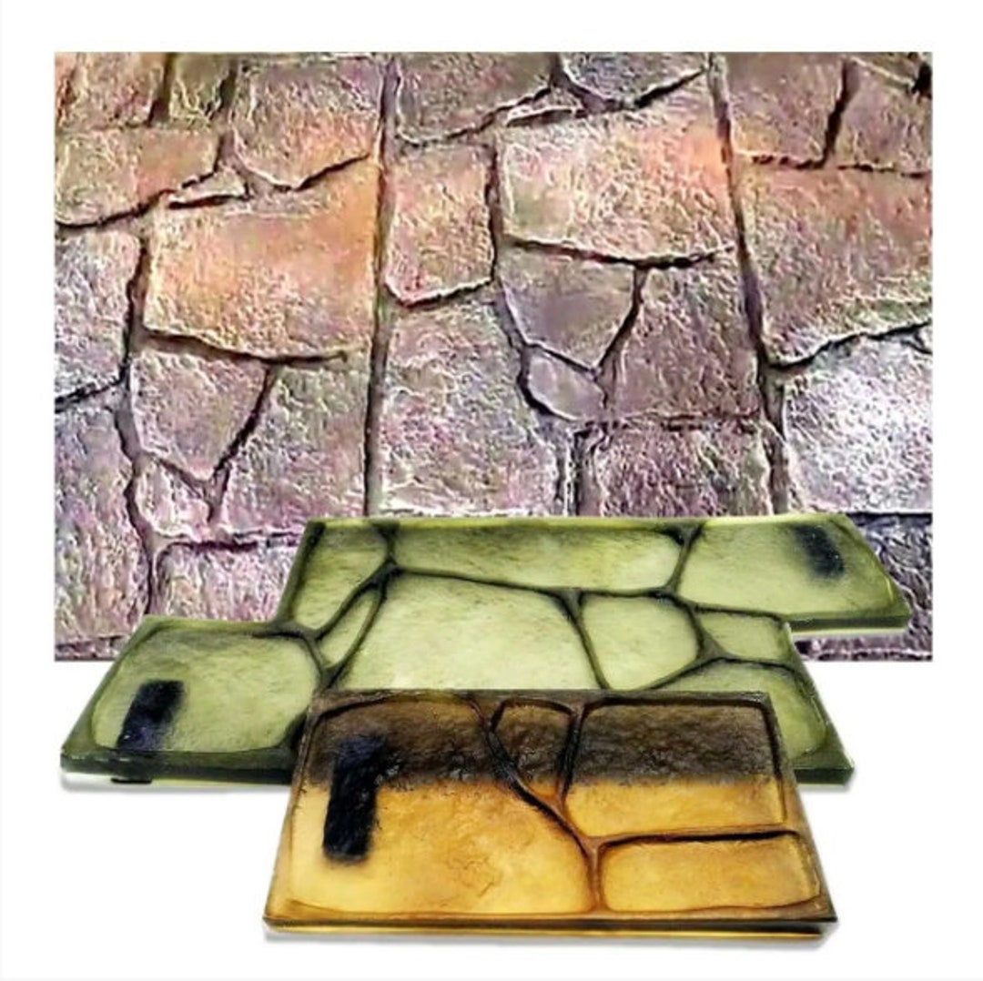 Polyurethane Stamps "piazza" 3D for Plaster or Concrete | Craft ...