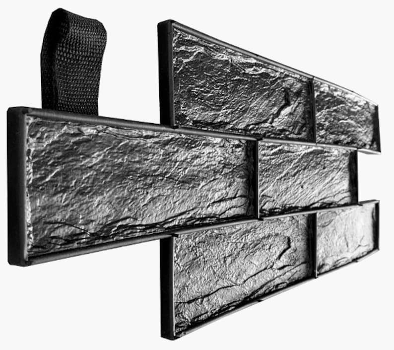 Rubber Stamp "brick Loft" 3D for Plaster or Concrete | Craft Interior ...