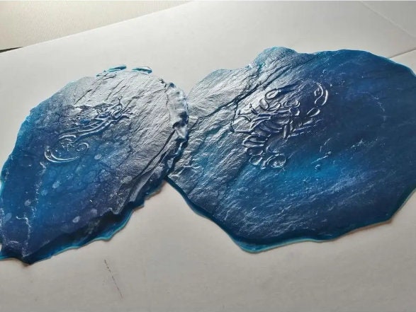 Polyurethane Stamps "scorpion and Lizard" 3D for Plaster or Concrete ...