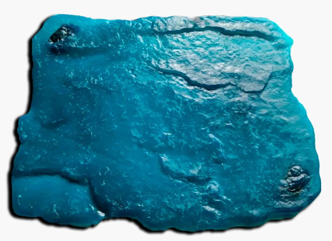 Polyurethane Stamp "rock Texture" 3D for Plaster or Concrete | Craft ...