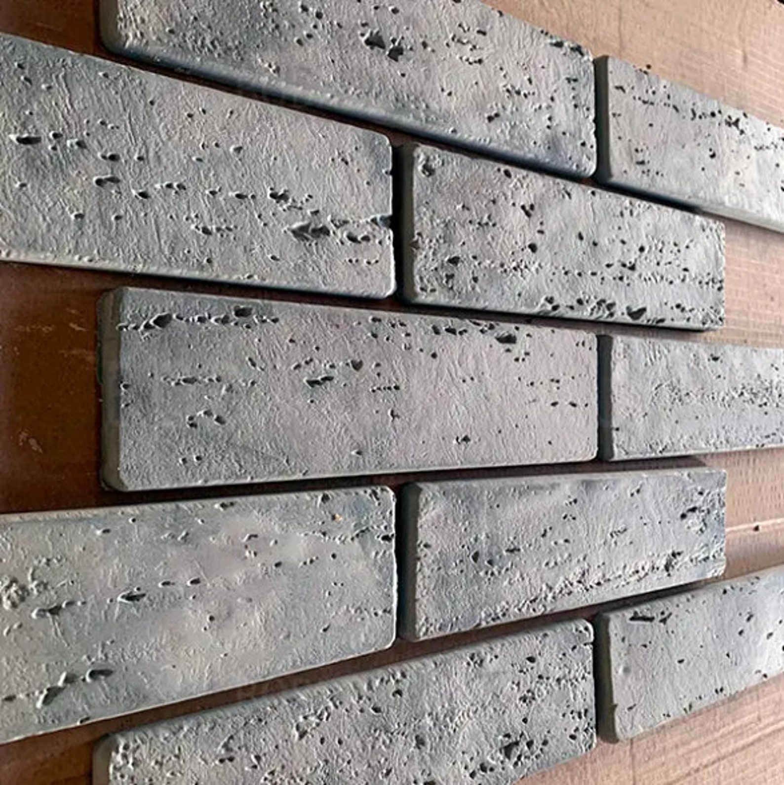 Rubber Form "travertine" 3D for Gypsum or Concrete | Craft Wall ...