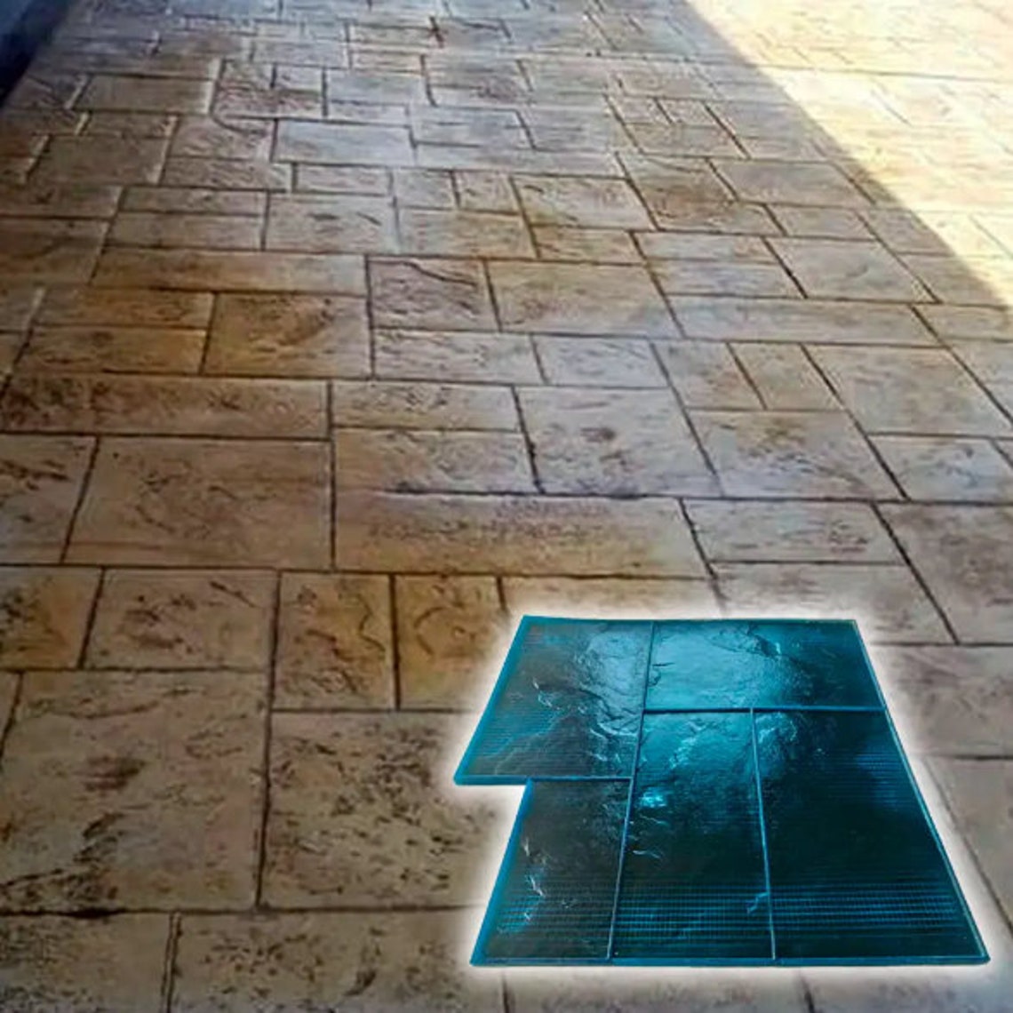 Polyurethane Stamp "city Avenue" 3D for Plaster or Concrete | Craft ...