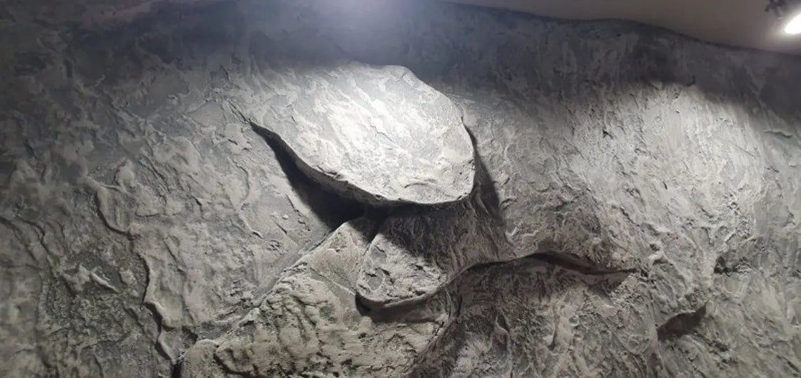 Polyurethane Stamp "monte Blanc Texture" 3D for Plaster or Concrete ...