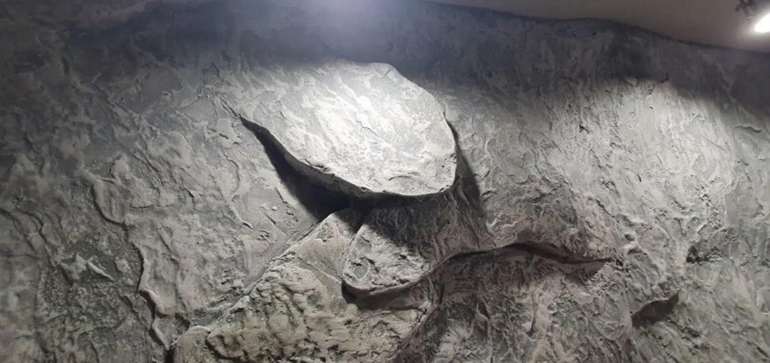 Polyurethane Stamp "monte Blanc Texture" 3D for Plaster or Concrete ...