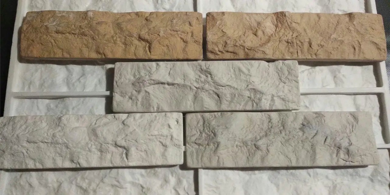 Silicone Form "rock" 3D for Gypsum or Concrete | Craft Wall Interior ...