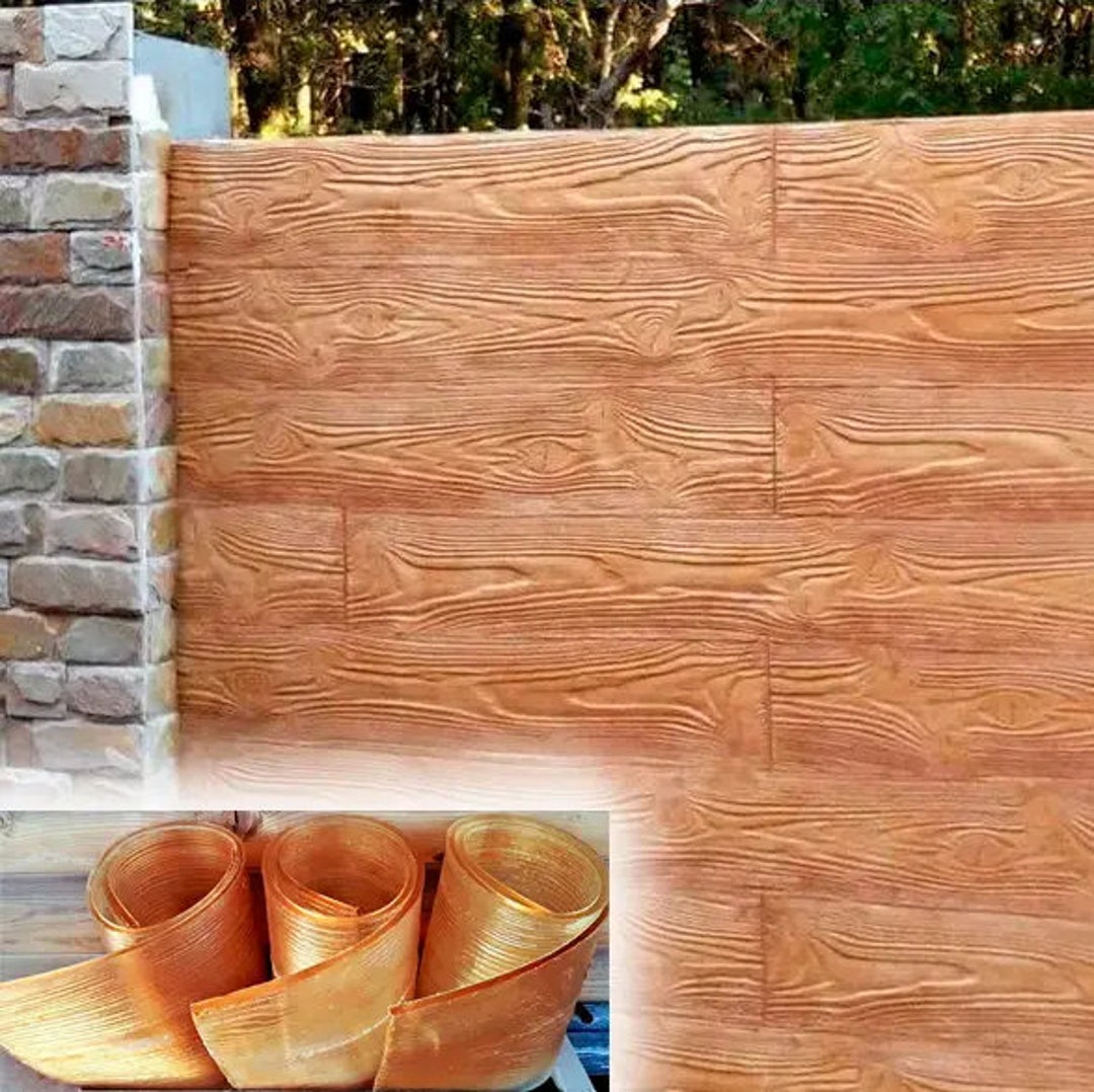 Polyurethane Stamp "deck Board" 3D for Plaster or Concrete | Craft ...