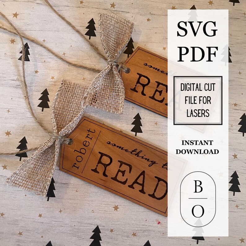 Digital SVG File - Christmas Something Gift Tags - Personalization ...