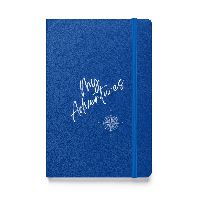 Hardcover Bound Notebook Personal Travel Journal With Storage ...