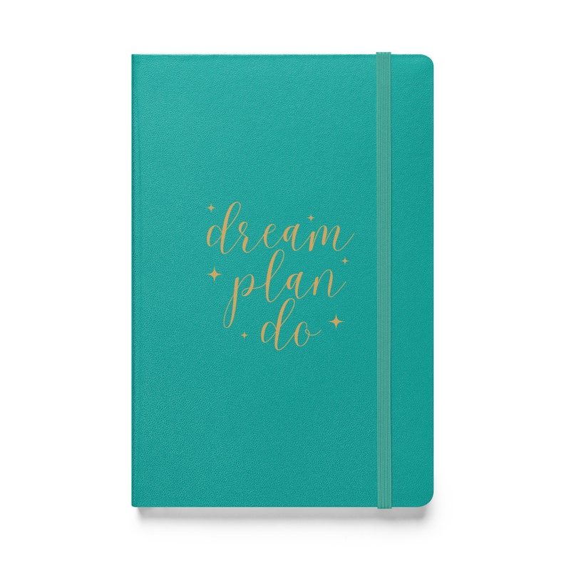 Dream Plan Do | Hardcover Bound Notebook | Hardcover Travel Journal ...