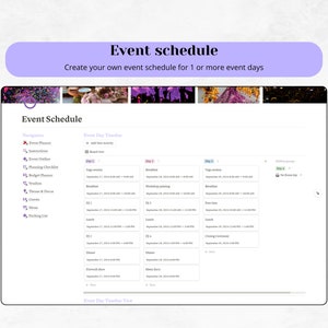 Event Planner Notion Template, Guide for Event Organization, Business ...