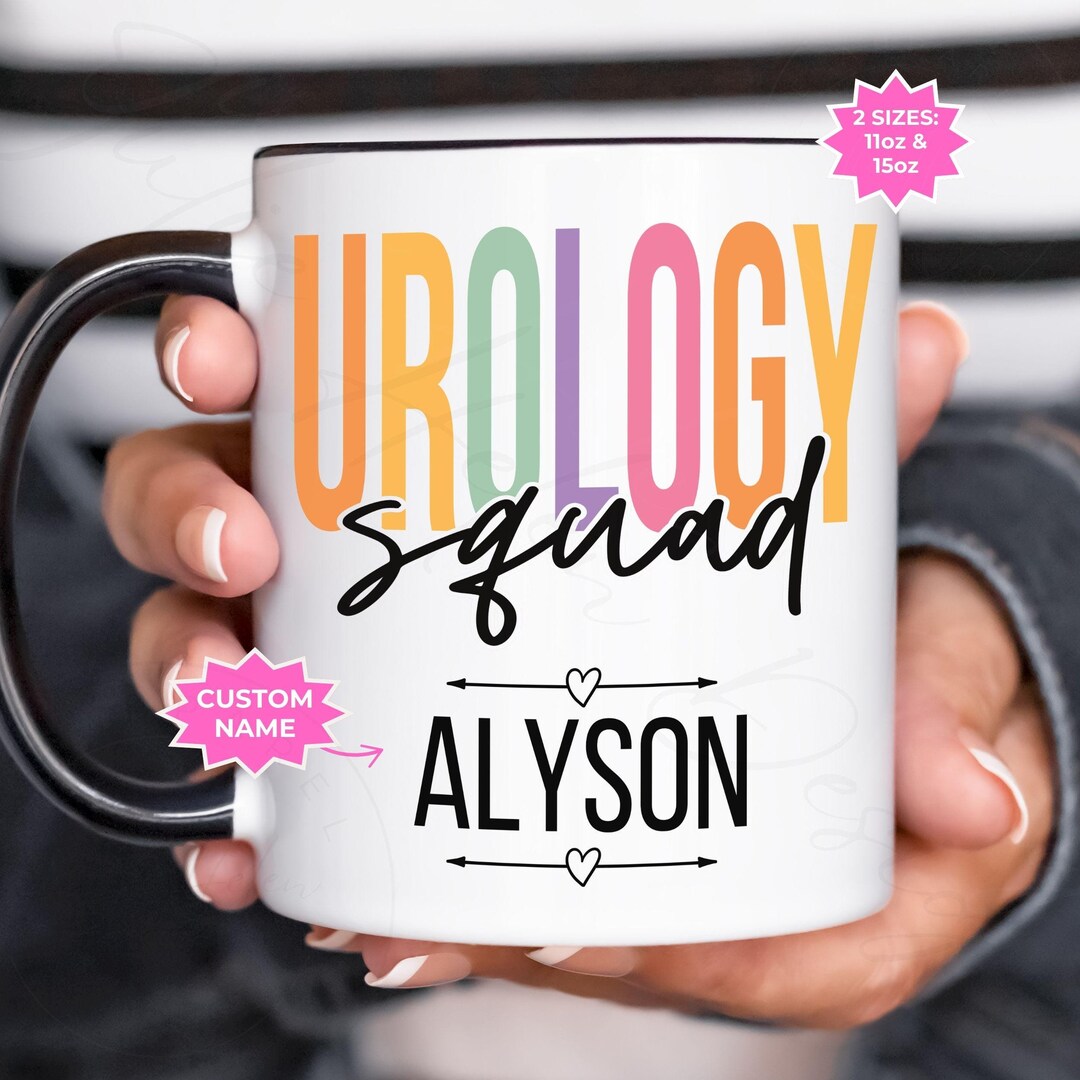 Personalized Urology Squad Mug: Custom Name Gift for Urologist Staff ...