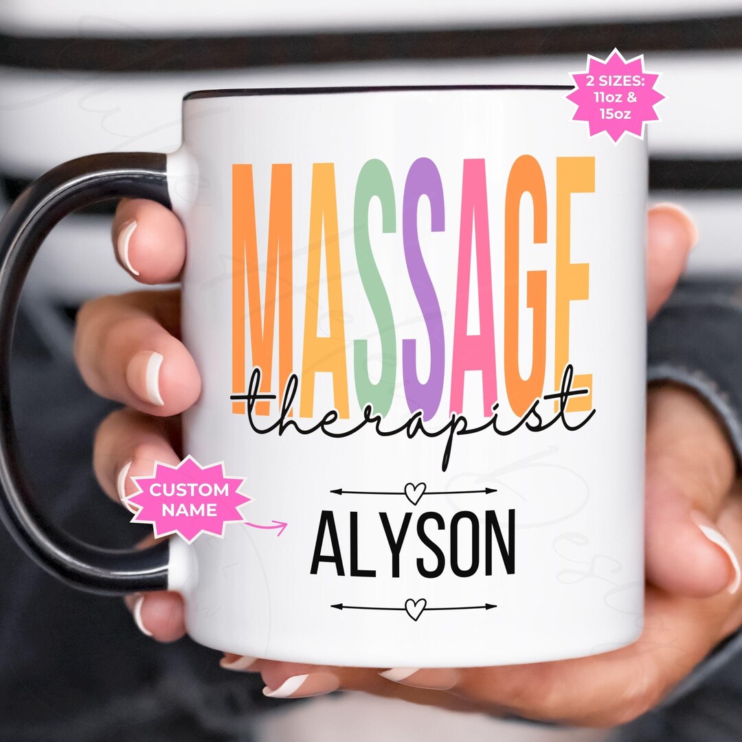 Personalized Massage Therapist Ceramic Mug Gift, Student Graduation ...