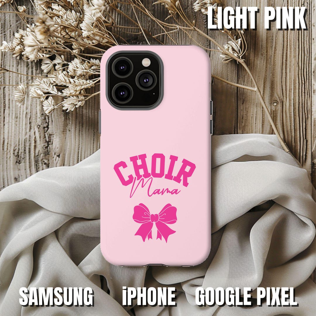 Choir Mama Cute Coquette Aesthetic Phone Case Choral Music Mom Glossy ...