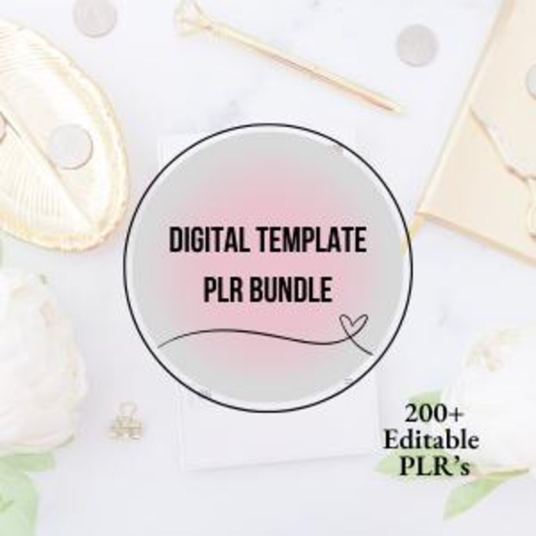 200+ Digital Canva Planner Template Bundle - Editable PLR Planners for ...