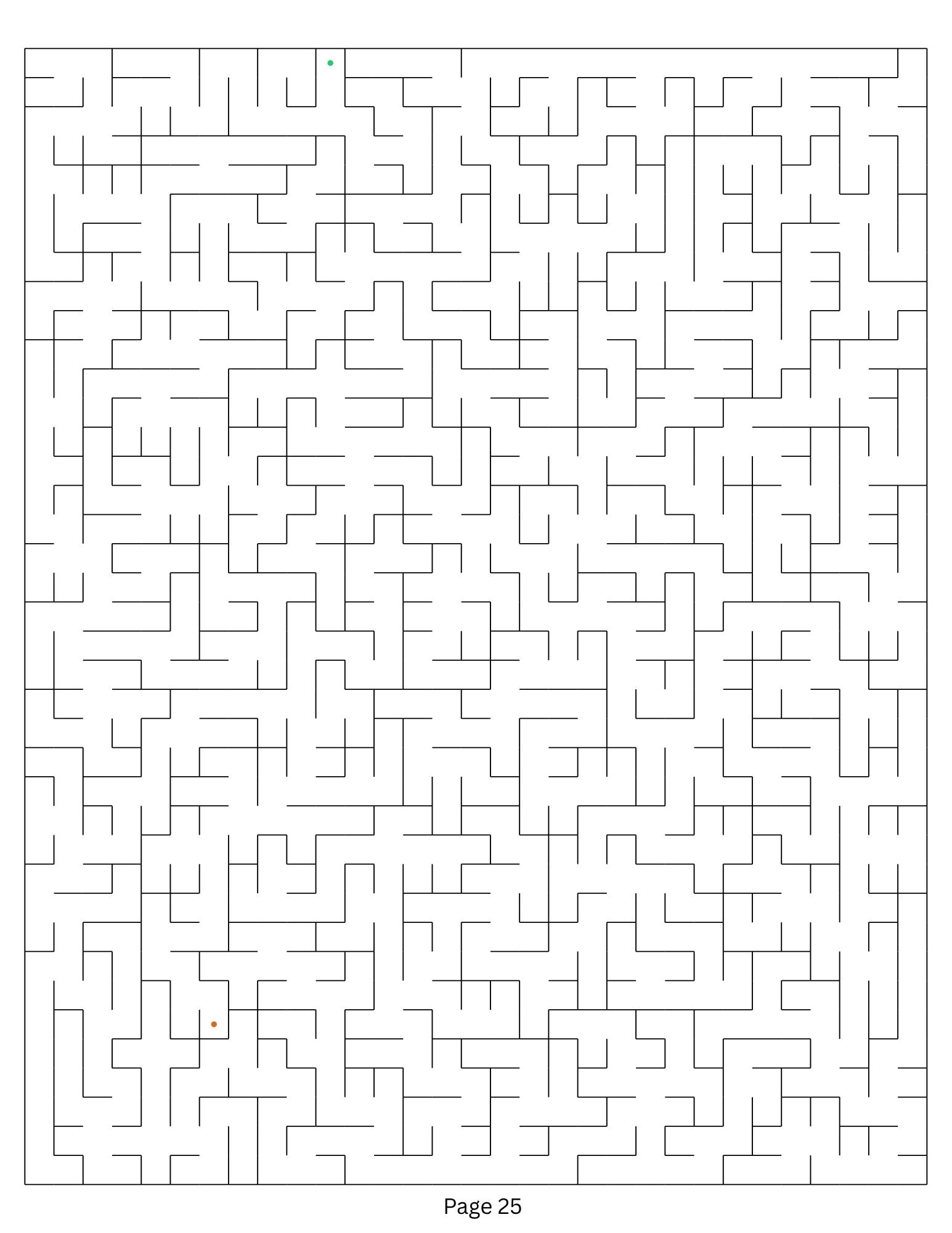 Printable Maze Book for Adults & Kids: 40+ Relaxing Puzzles (instant ...