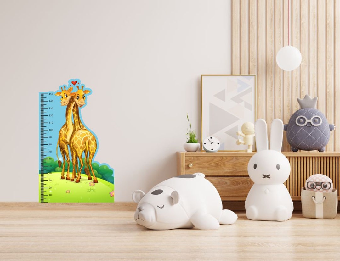 Personalized Growth Chart for Kids, Scandi Height Chart, Kids Room ...