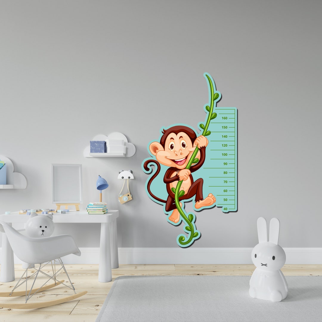 Personalized Growth Chart for Kids, Scandi Height Chart, Kids Room ...