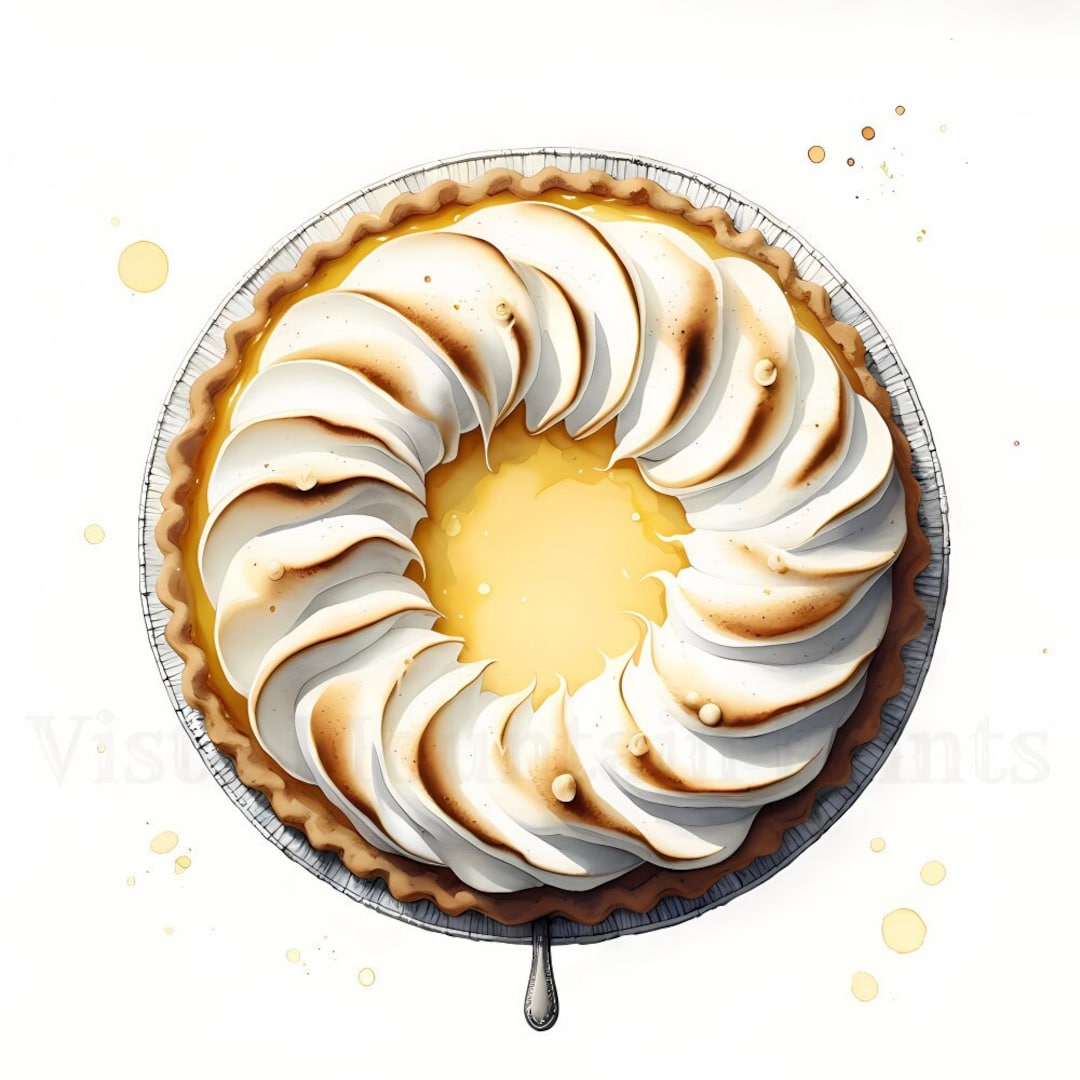 10 Pie Clip Art Images- High Quality Jpgs -dessert Digital Download ...