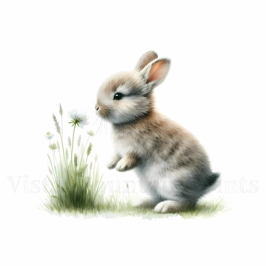 10 Cute Baby Bunny Clipart Images - Bunny Jpgs - PNG - Bunny Digital ...