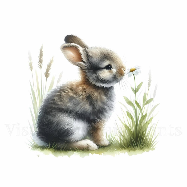 10 Cute Baby Bunny Clipart Images - Bunny Jpgs - PNG - Bunny Digital ...