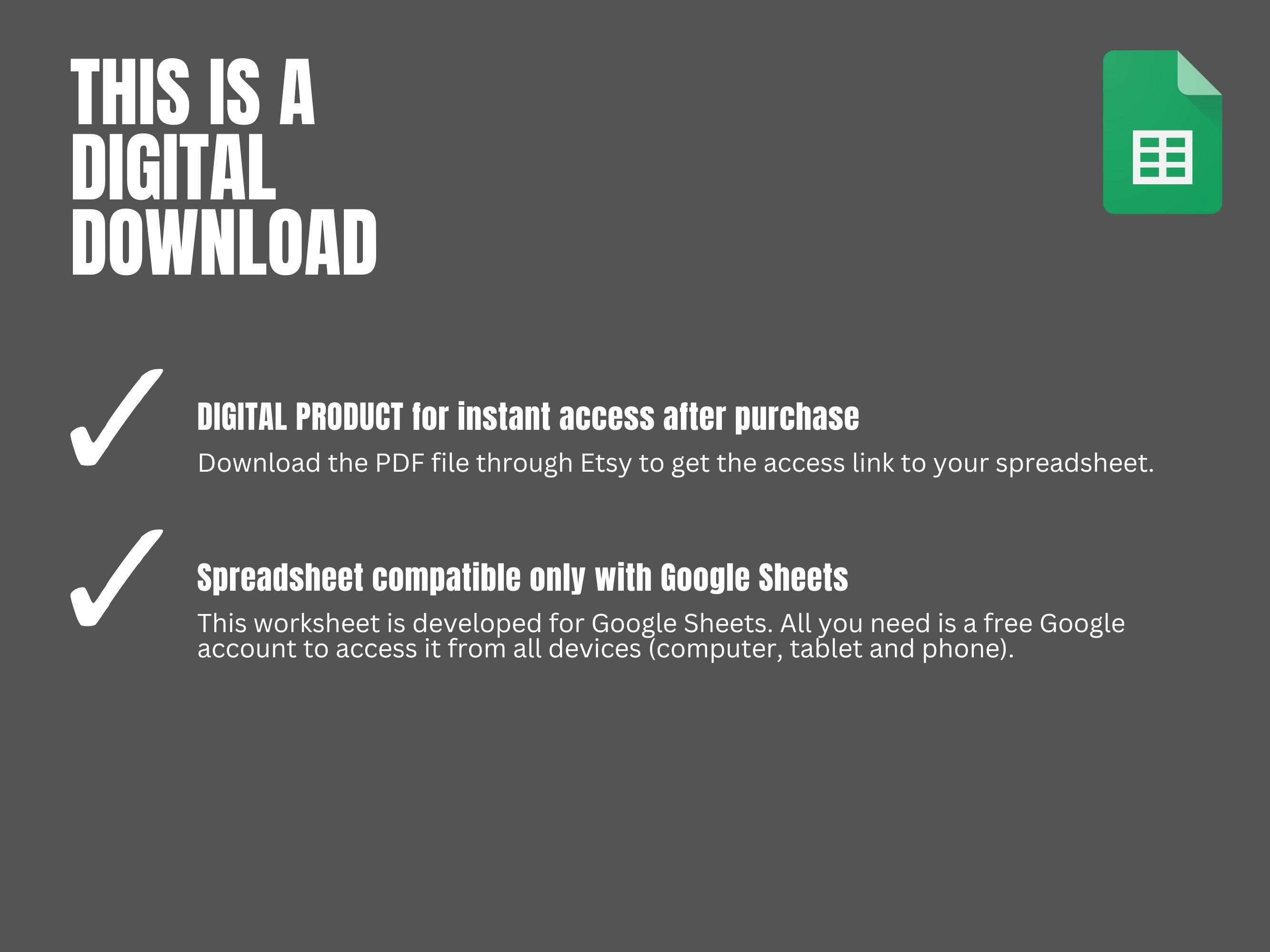 Habit Tracker for Google Sheets | Daily, Weekly and Monthly Dashboard ...