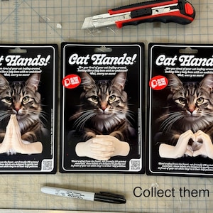 Cat Hands! (elphaba) Cat Costume Hands, Tiny Cat Hands, Fake Cat Paw ...