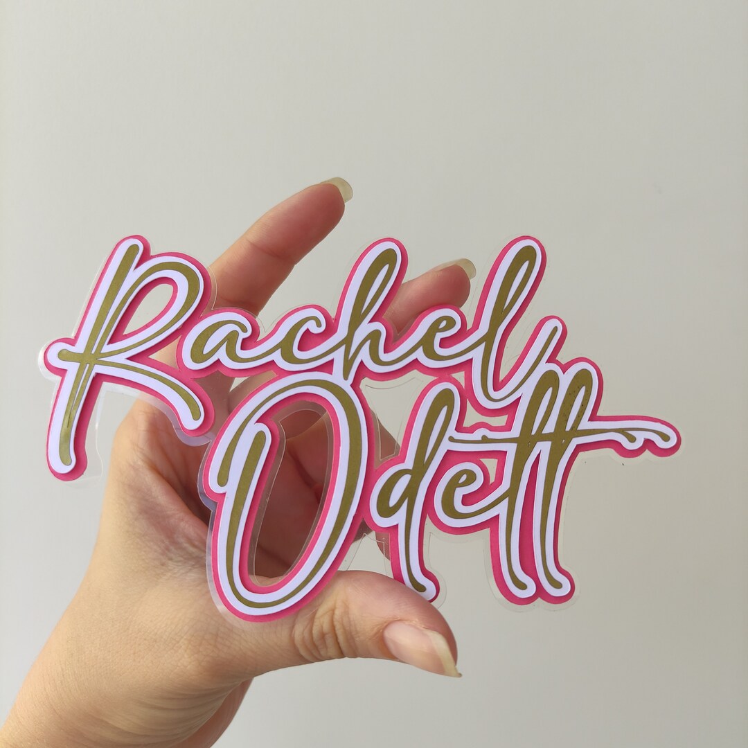 Custom Cake Topper, Name Cake Topper, Custom Name Cake Topper - Etsy