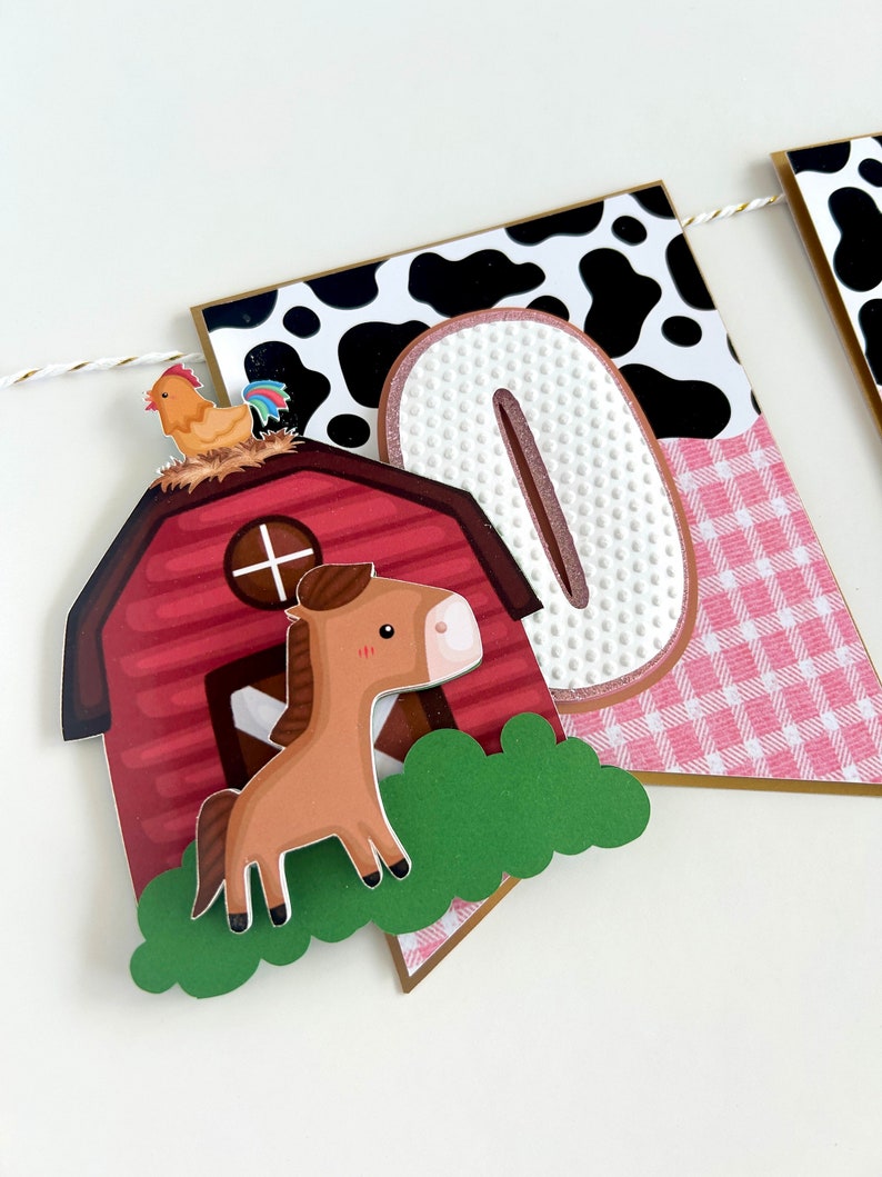 Personalized Farm Animal Banner Farm Birthday Party Decor Farm Garland ...