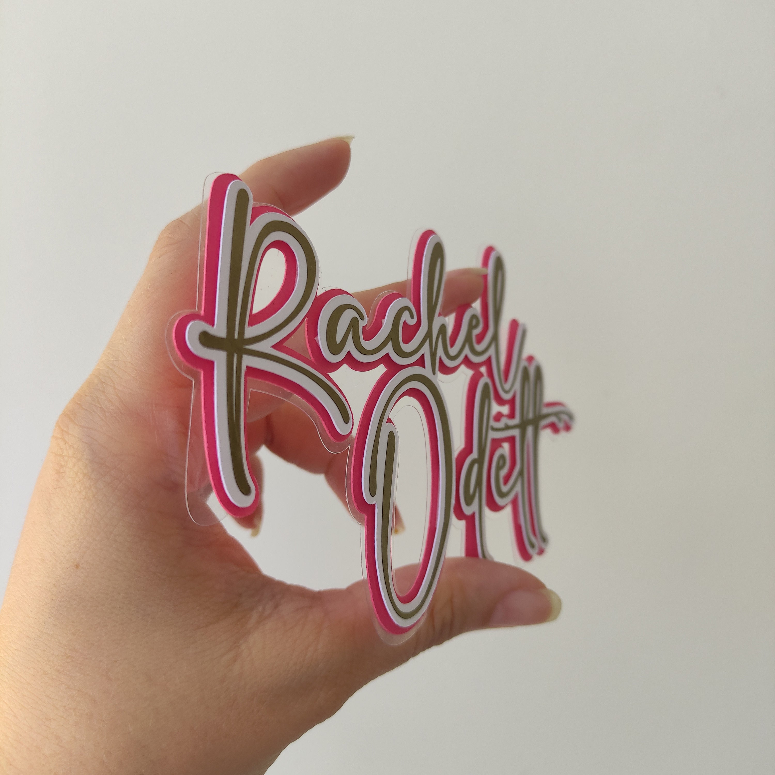 Custom Cake Topper, Name Cake Topper, Custom Name Cake Topper - Etsy